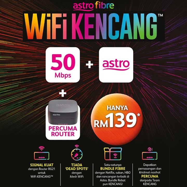 Pakej Astro Astro Fibre